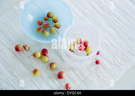 Plastic glass with cranberries Stock Photo - Alamy