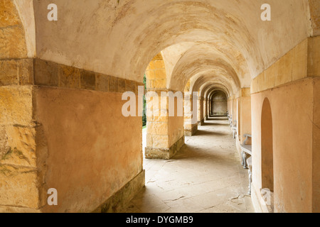 Interior of the seven arched Praeneste at Rousham House and Garden ...