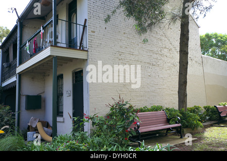 terraced homes in Redfern, an inner city suburb of Sydney Stock Photo ...