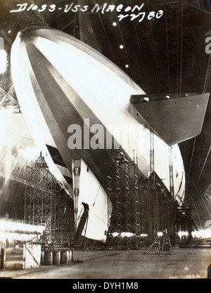 This image from Glen Bates’ collection showcases the Goodyear airships ...