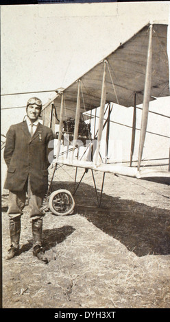 This photograph features a Curtiss Barnstormer aircraft, associated ...