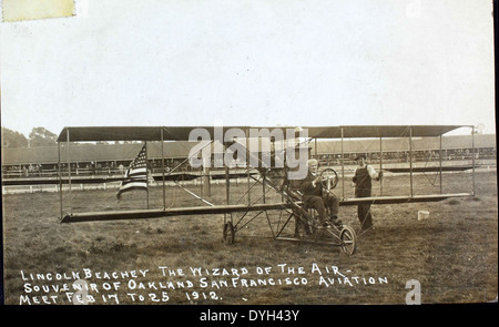 This photo features barnstormer Samuel Eaton and his Curtiss aircraft ...
