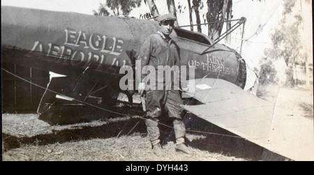 This photo from the Warren Eaton collection captures a Curtiss aircraft ...