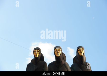 The sculpture “Three Muses” by Stanislovas Kuzma crowning the main ...