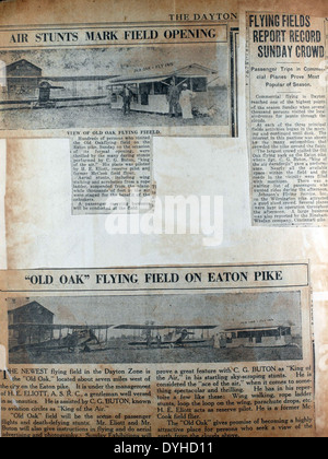 The Carter Buton Album features images of Buton, a notable barnstormer ...