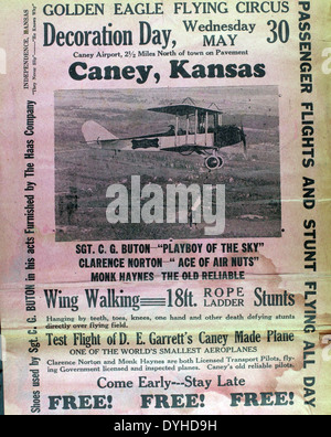This photo from the Carter Buton album captures a barnstorming era ...