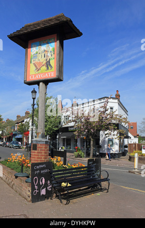 The Parade, Claygate, Surrey, England, UK Stock Photo - Alamy