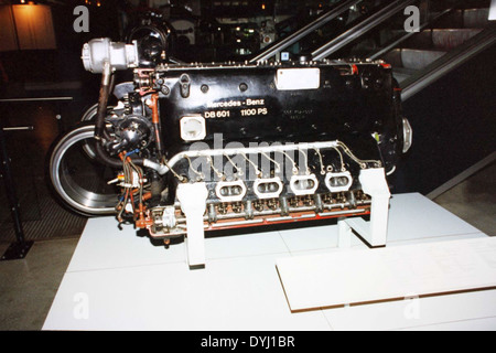 The Mercedes-Benz DB-601 was a German aircraft engine used primarily ...
