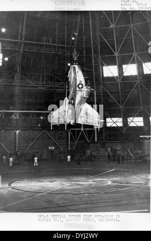 The Convair XFY-1, also known as the Pogo, was a VTOL (Vertical Take ...