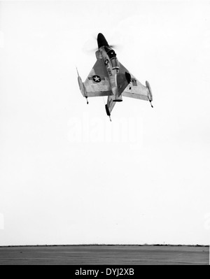The Convair XFY-1, a prototype VTOL (Vertical Take-Off and Landing ...