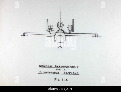 This image features a submersible seaplane developed by General ...