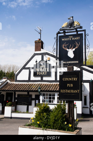 The White Hart Pub Congresbury Somerset England UK Stock Photo - Alamy