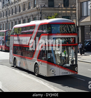 Silver edition of new London Routemaster Boris bus operated by ...