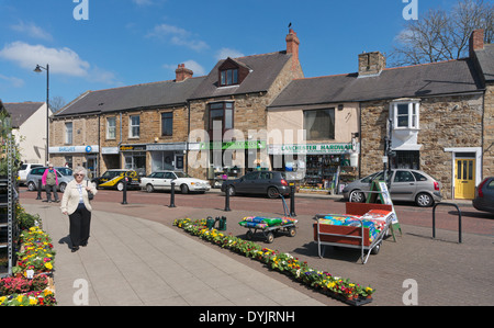 Front Street Lanchester village north east England UK Stock Photo - Alamy