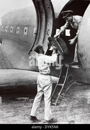 This photo captures a B-24 from the 90th Bomb Group, known as the ...