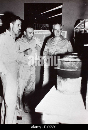This photo shows the 90th Bomb Group, or 'Jolly Rogers,' with their B ...