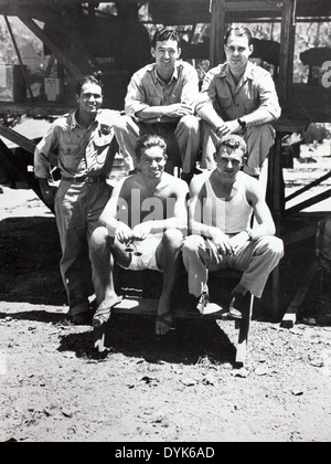 A photo of the 90th Bomb Group, also known as the Jolly Rogers, taken ...