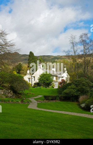 Rydal Mount, last home of poet William Wordsworth, Rydal, Lake District ...