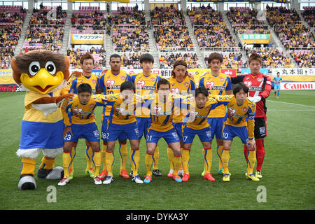 Vegalta Sendai Team Group, APRIR 19, 2014 - Football/Soccer : 2014 J ...