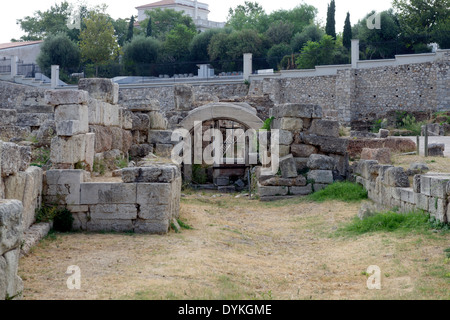 The Eridanos River marble arched vaulted channel beside Sacred Gate ...