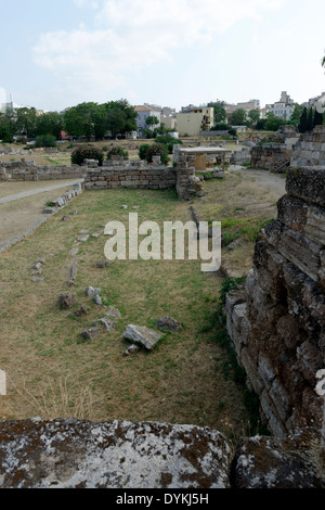 The remains Moat Rampart nearest Sacred Gate Kerameikos Athens Greece ...