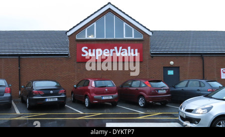Image of a Supervalu sign at a SuperValu shopping centre in Ballinteer ...