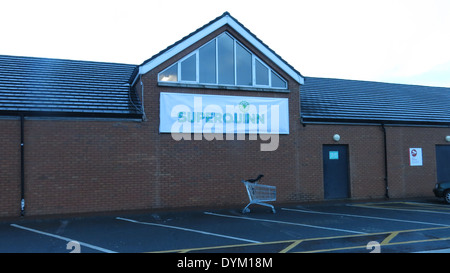 A sign for Superquinn shopping centre in Ballinteer, South Dublin ...