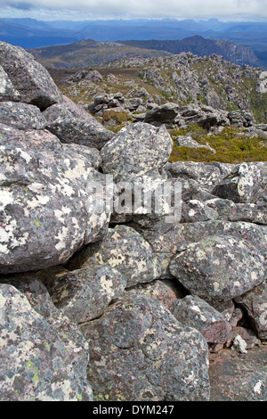 View from the summit of Mt Roland Stock Photo - Alamy