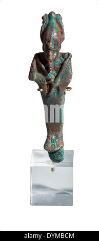 Ancient Egyptian bronze statue of Osiris , Old Kingdom. Egyptian Museum ...