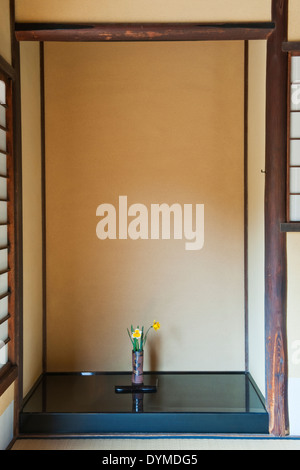 Tokonoma, niche, traditional house in Kyoto, Japan, East Asia, Asia ...