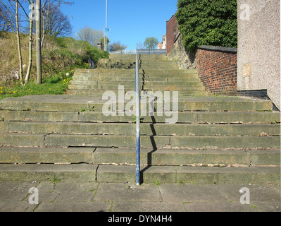 The 24 steps in Middleton, Greater Manchester, as depicted in L.S Lowry ...