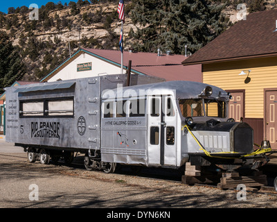The Galloping Goose Historical Society Museum, Dolores, Colorado Stock ...