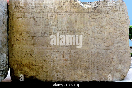 Egypt, Cairo, Egyptian Museum, stele of Pentawer, year 1 of Merenptah ...