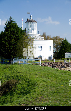 West Usk Lighthouse, Gwent Levels, Newport, Gwent, South Wales, United ...