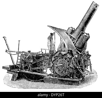 Big Bertha howitzer artillery gun, Liege, WW1 Stock Photo - Alamy