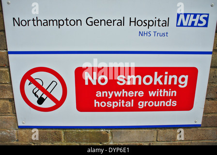 Northampton General Hospital sign, Northampton, England, UK Stock Photo ...