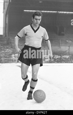 Footballer Bobby Mason for Wolverhampton Wanderers FC January 1952 ...