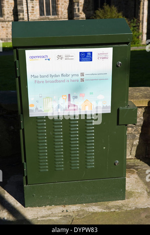 A BT Fibre broadband green box in Southwold , Suffolk , England Stock ...