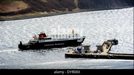 Skye - Western Isles ferry arriving in Uig Bay on Loch Snizort Stock ...