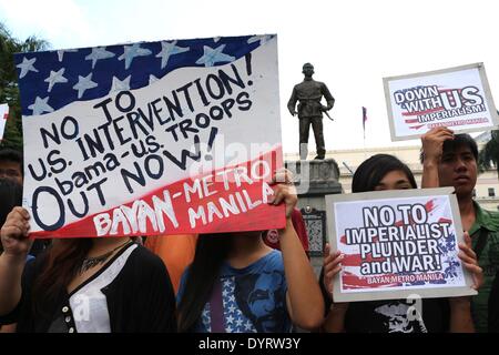 Manila, Philippines. 25th April 2014. - Bagong Alyansang Makabayan ...