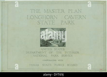 The master plan for Longhorn Cavern State Park, developed by the ...