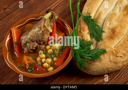 kovurma shorva - Traditional uzbek soup Shurpa Stock Photo - Alamy