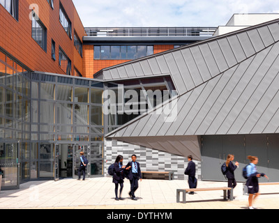 Pimlico Academy, Library and Adult Education centre, London Stock Photo ...