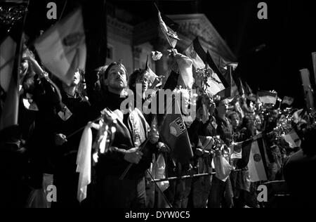 Torchlight procession in Berlin on the 'Day of Potsdam', 1933 Stock ...