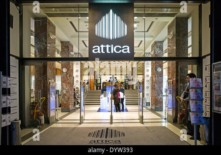 Greece, Attica, Athens, Attica Department Store, Greek cosmetic Stock ...