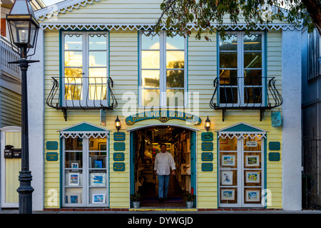Guild Hall Gallery, Duval Street, Key West, Florida, USA Stock Photo ...