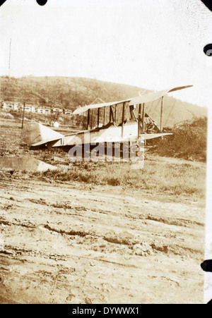 This photo from the Charles Rector album shows a barnstormer pilot ...