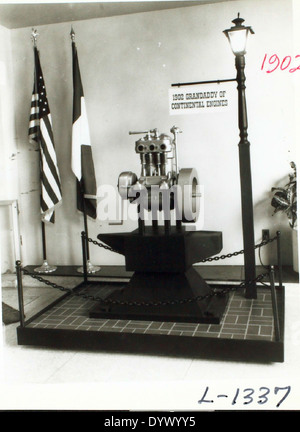 This image shows a Continental Motors engine, known for its use in a ...