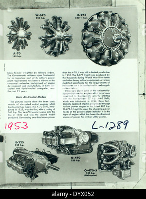 This image showcases a Continental Motors engine, commonly used in ...