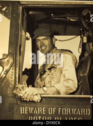 This photo shows Lt. John M. Moore of the US Navy Reserve at HTU-1 ...